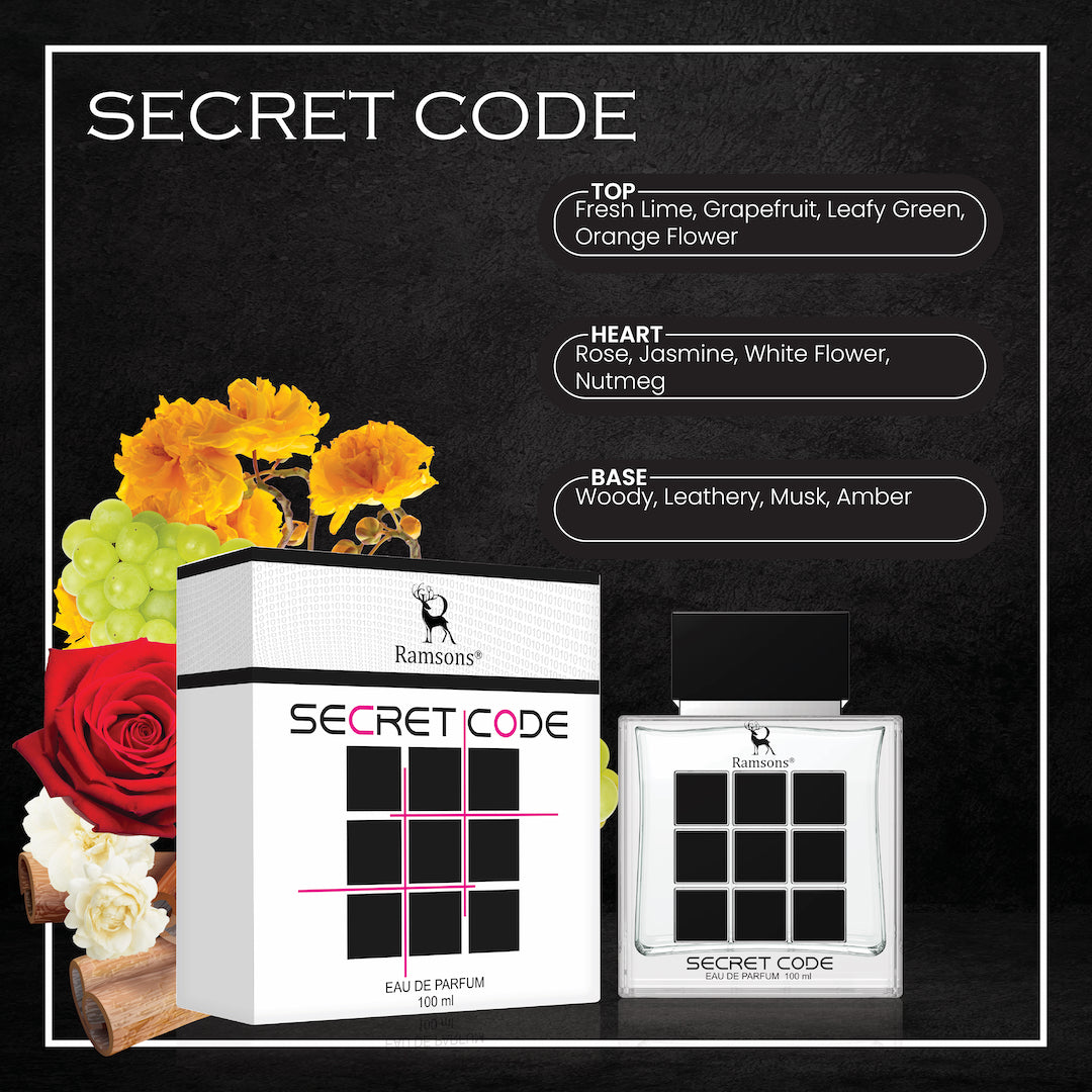 Secret Code - Eau De Parfum - 100ML – Ramsons Perfumes